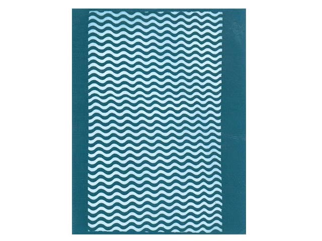 Plantilla para Pintar Arcilla Polimérica - Ondas – Arcilla de Metal